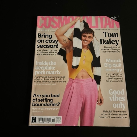Cosmopolitan | Accents | Uk Cosmopolitan October November 222 Tom Daley ...